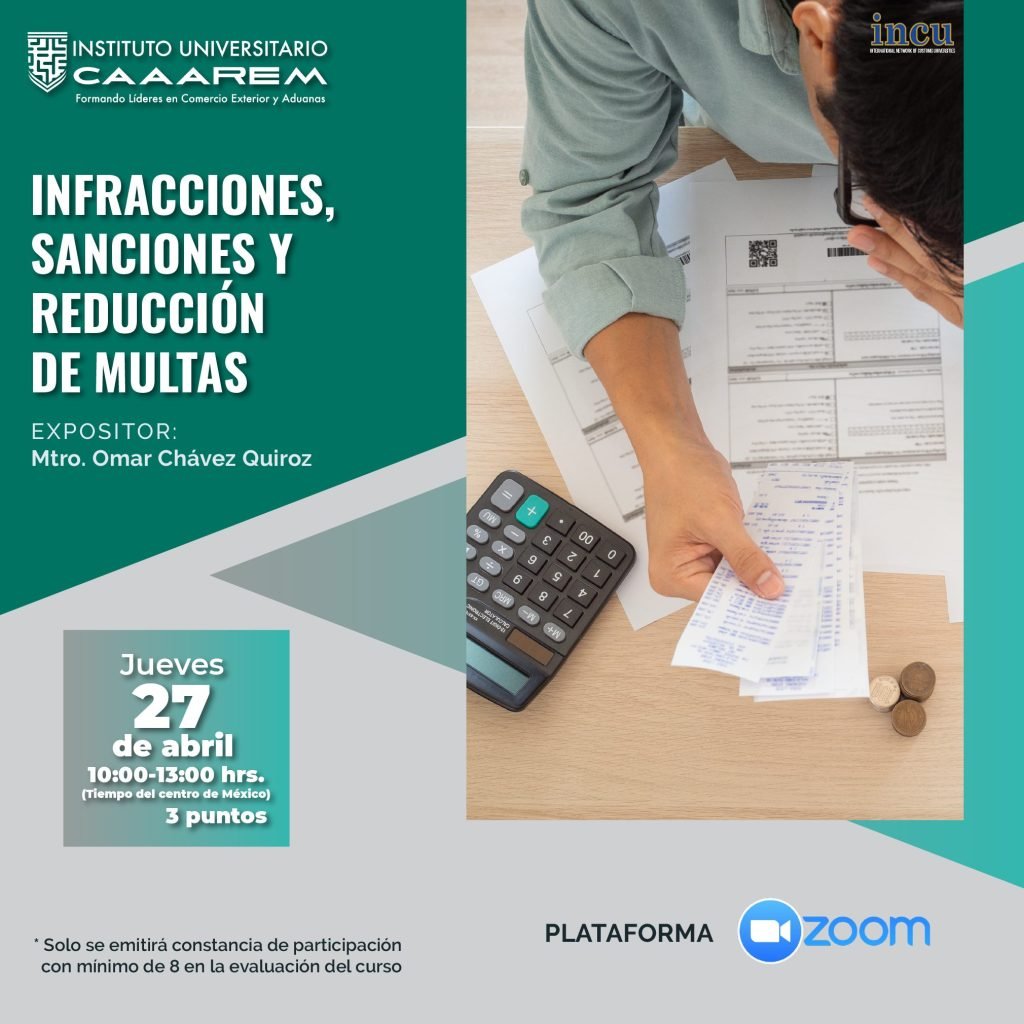 Infracciones, Sanciones y Reducción de Multas – IUCAAAREM