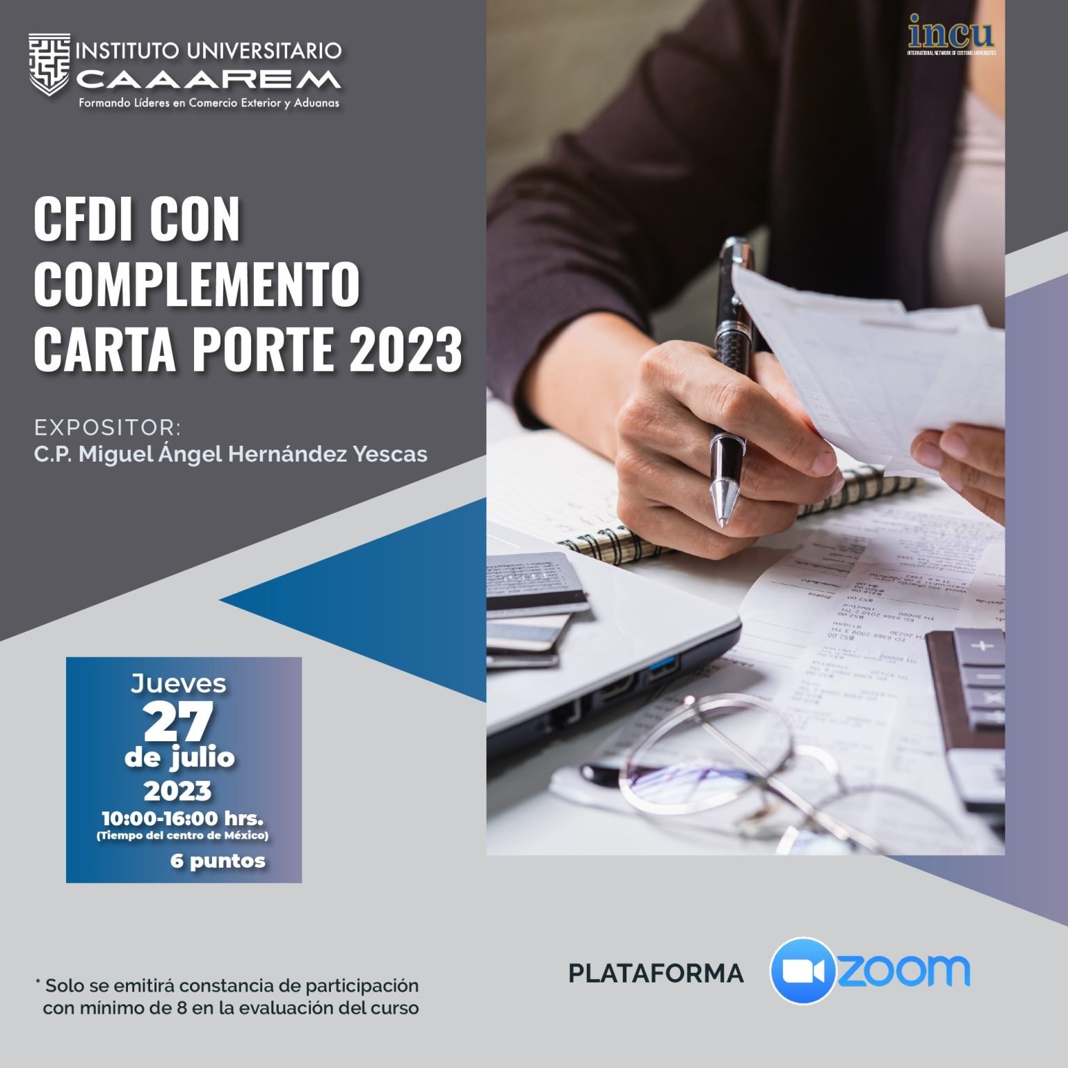 CFDI con Complemento Carta Porte 2023 – IUCAAAREM